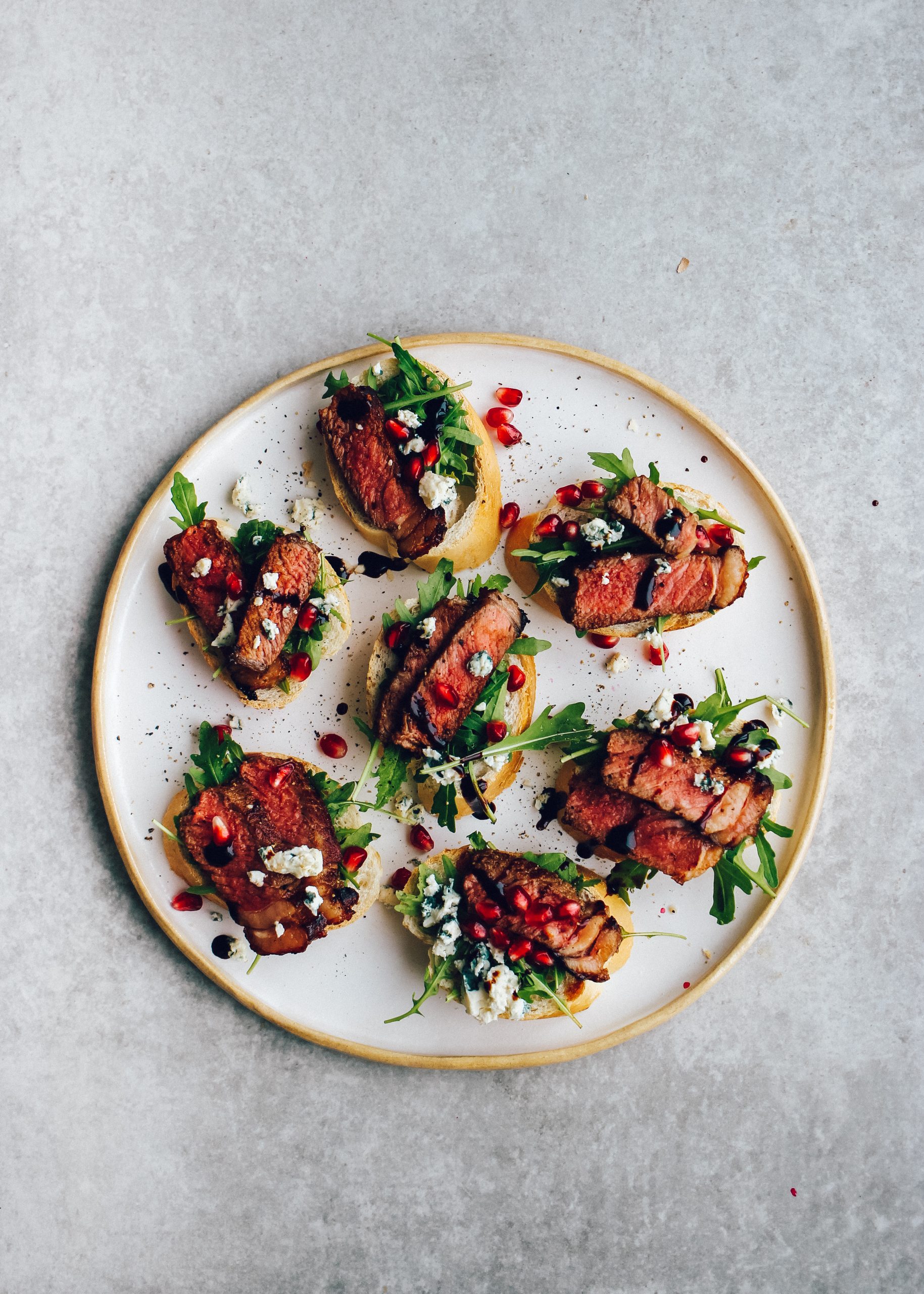 Steiko crostini - Feel the Beef